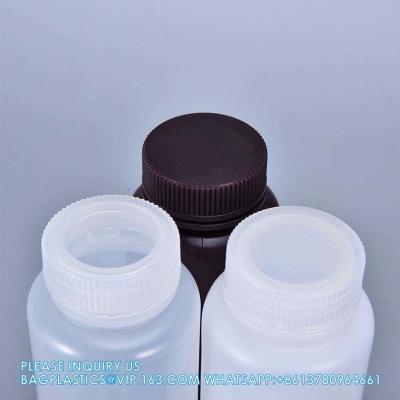 China Wholesale 5ml PP Durable Small Round Brown And White Plastic Bottle Food Grade Private Label Medicine Liquid Packaging Te koop