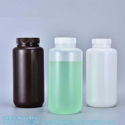 China Wholesale 5ml PP Durable Small Round Brown And White Plastic Bottle Food Grade Private Label Medicine Liquid Packaging Te koop