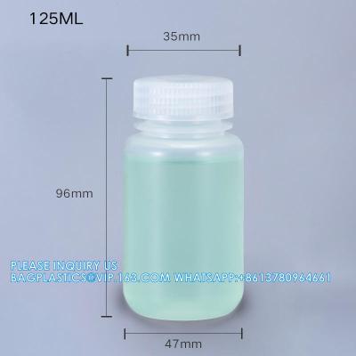 China Wholesale 5ml PP Durable Small Round Brown And White Plastic Bottle Food Grade Private Label Medicine Liquid Packaging Te koop