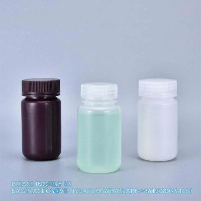 China Wholesale 5ml PP Durable Small Round Brown And White Plastic Bottle Food Grade Private Label Medicine Liquid Packaging Te koop