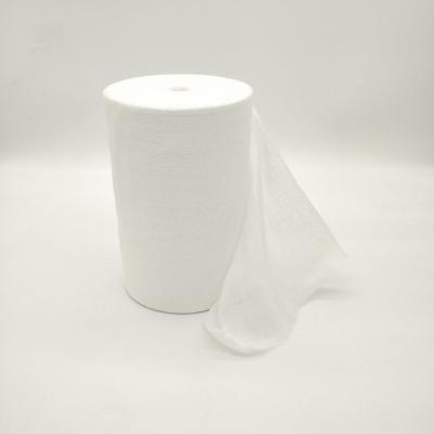 China Medical Dressing Surgical Absorbent Medical 100Yard 4 Ply Cotton Hospital Gauze Roll Gauze Swab Te koop