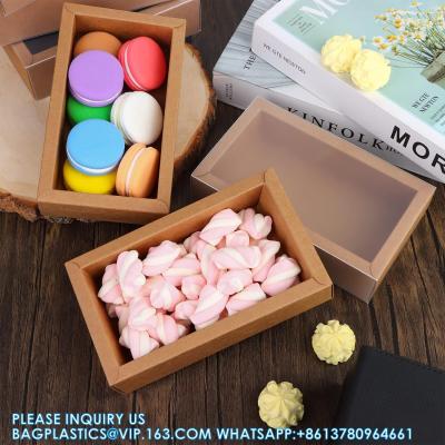 China Rectangle Drawer Kraft Boxes Small Cardboard Present Packaging Boxes For Party Favor Treats, Candy And Jewelry Crafts Te koop