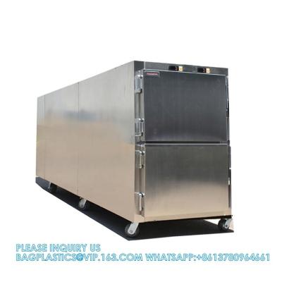 China 2 Rooms Morgue Fridge Cadaver Refrigerator Freezer With A Nice Price morgue freezer funeral supplies manufacture for sale