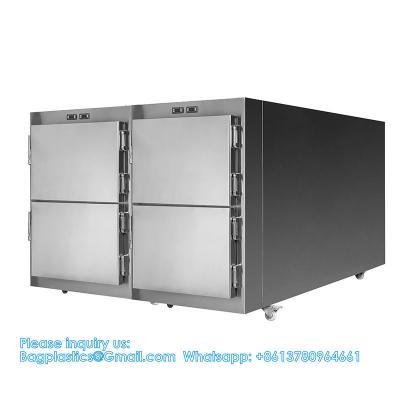 China CE Approved 4 Rooms Dead Body Refrigerator Mortuary Body Mortuary Chamber Manufacture Te koop