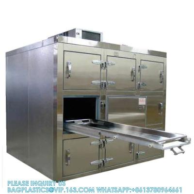 China 1 To 9 Body Morgue Fridge Corpse Cold Storage Chamber Dead Body Refrigerator With German Compressor for sale