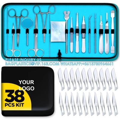 Advanced Dissection Kit - 37 Pieces Total. High Grade Stainless Steel Instruments Perfect For Anatomy, Biology, Botany