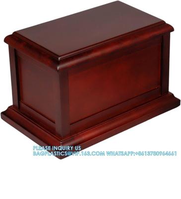 Urnes en bois massif de cerisier pour mâles adultes, urnes de crémation Urne de cercueil en bois écologique pour cendres humaines adulte femelle