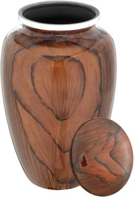 China Cherry Wood Grain Finish Crematie Urn. Mensenas. Volwassenen Herdenkingsurn, Begrafenis, Begrafenis Crematie Urn. Te koop