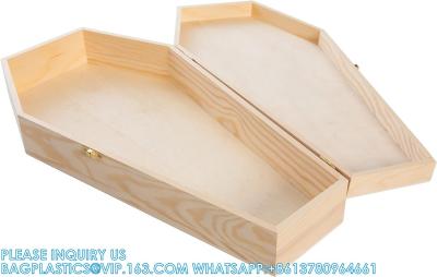 Chine Large 18 Inch Halloween Coffin Box - Fillable Hinged Box For Halloween DéCor, Party Favor, Goth, Doll Coffin à vendre
