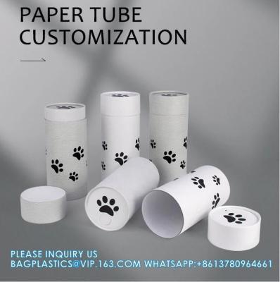 China Funeral Supplie Cardboard Biodegradable Animal Coffin Casket Scatter Pod Paper Tube Cremation Ashes Pet Scatterinh Urn for sale