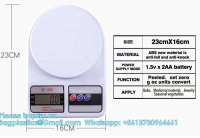 China Hot Selling Wholesale 2kg 5kg 10KG SF-400 Electronic Kitchen Scale Kitchen Food Digital Scale Te koop