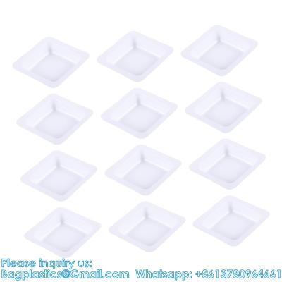 China Weighing Pan Plates Disposable Square Tray Plastic Pallet Small Weigh Boats Chemistry Powder Scale White Anti-Static Te koop