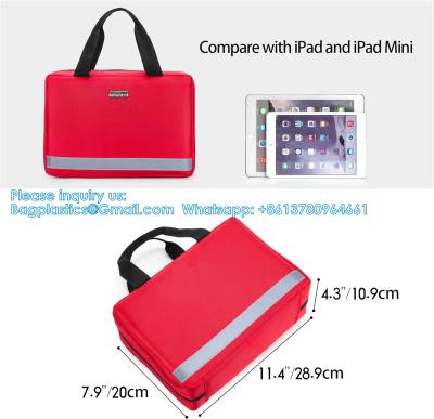 China Small First Aid Kit Bag Empty Portable Emergency Kits Trauma Bag, Ideal For Car, Home, Camping And Hiking, Red Bag for sale