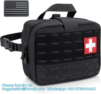 China Tactical Molle Medical Pouch Of Upgraded Size, First Aid Pouch Large Capacity IFAK Pouch Molle EMT Pouch Detachable for sale