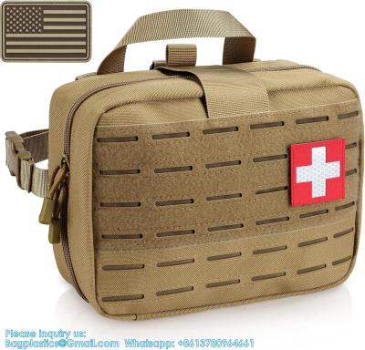 China Tactical Molle Medical Pouch Of Upgraded Size, First Aid Pouch Large Capacity IFAK Pouch Molle EMT Pouch Detachable for sale