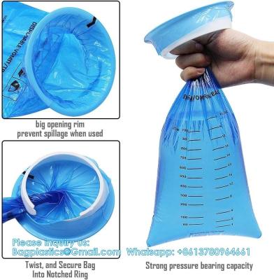 China Emesis Bag, Disposable Vomit Bags, Aircraft & Car Sickness Bag, Nausea Bags For Travel Motion Sickness (Blue) Te koop