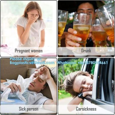 China Emesis Bag, Disposable Vomit Bags, Aircraft & Car Sickness Bag, Nausea Bags For Travel Motion Sickness (Blue) Te koop