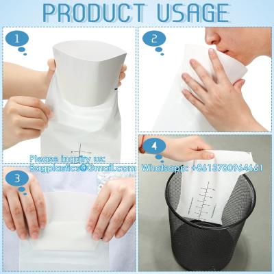 China Disposable Puke Vomit Bag 1200ml Nausea Barf Bags Emesis Bags Portable Throw Bags For Kids Motion Sickness Car Taxi Te koop