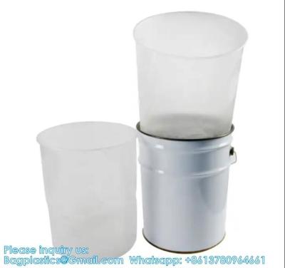 China Heavy Duty 5 Mil Drum Liner Anti Static Pail Liner Industrial Barrier Bucket Liner bucket pail liner paints for sale