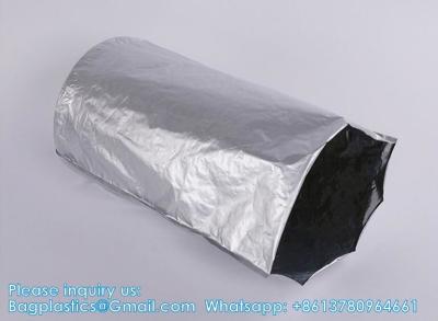 China Composite Pure Aluminum Foil 200 L Drum Liners 55 Gallon Drum Liners Round Bottom Aluminum Foil Bag For Storage Te koop
