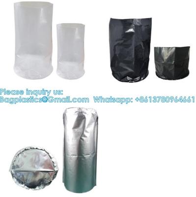 China Composite Pure Aluminum Foil 200 L Drum Liners 55 Gallon Drum Liners Round Bottom Aluminum Foil Bag For Storage Te koop