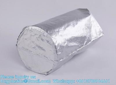 China Composite Pure Aluminum Foil 200 L Drum Liners 55 Gallon Drum Liners Round Bottom Aluminum Foil Bag For Storage Te koop