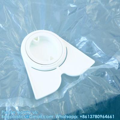 China Factory Customized Size Logo 285mm/320mm/600mm/1150mm Plastic Drum Liner Bag Drum Liner With Snap Te koop