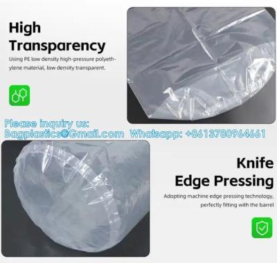 China Heavy Duty Large Plastic Round Bottom Drum Liner Bag 55 Gallon Drum Liners Plastic Drum Liner Bag For 200ltr Te koop