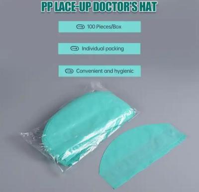 China Disposable nonwoven Surgical cap DISPOSABLE NURSE SURGICAL HEADCAP NON WOVEN CAP BOUFFANT HAIR NET SHOW for sale