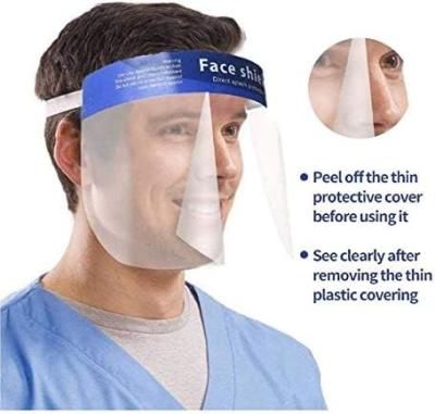 China Reusable Face Shields With Eye Shield Recycled After Disinfection Salon Face Shields Ultra Clear Protective for sale