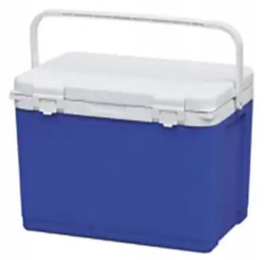 China Vaccine Carrier Portable PU Ice Cooler Box Medical Transport Cooler Box 30L 50L 75L 100L With Wheels Handles for sale