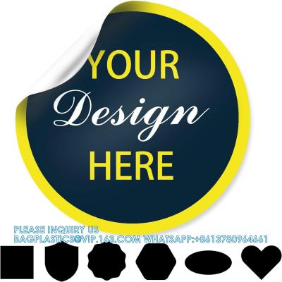 China Custom Vinyl Stickers For Business Logo, Personalized Stickers Labels With Image Text, 60 150 300-1000 Qty Te koop