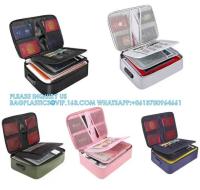 China Fireproof Document Bag Large Travel Lock Bag Silicone Coated Fiberglass 2100F for sale