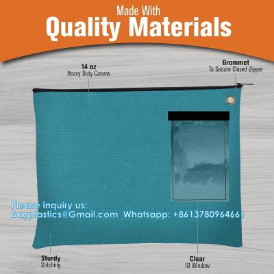 China Teal | Transit Bag | Large Zipper Bag With Grommet | Use With Padlock Or Zip Tie For Security | Interoffice Mail Bag for sale
