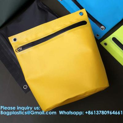 China Custom Logo Waterproof Bag PVC Tarpaulin Fishing Bags Washing Bag Made With Welding Process for sale