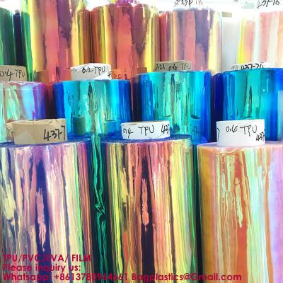 China TPU Glitter Transparent Film TPU Metallic Film Solid TPU Film TPU Holographic/Laser Film Matt TPU Film TPU Printed Film TPU Rainbow Film TPU Transparent Film for sale