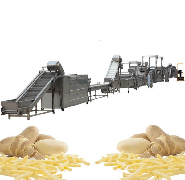Quality Electric Powered Frozen Potato French Fries Making Production Line for Large for sale