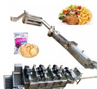 Quality Large Capacity Fried Dough Stick Conveyor Continuous Frying Machine for for sale