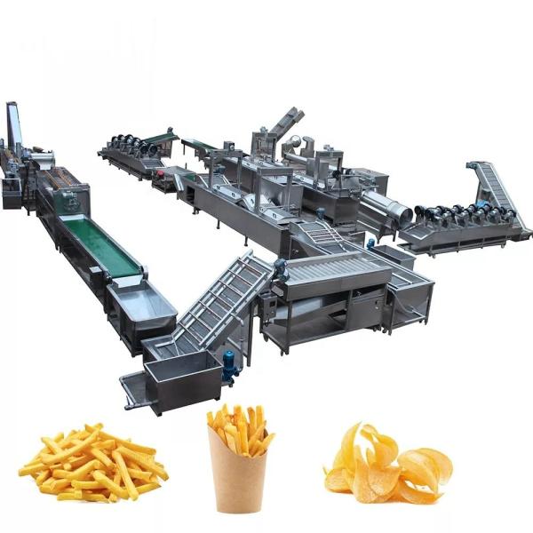 Quality Automatic Potato Chips Production Line Frozen French Fries Making Machine for sale