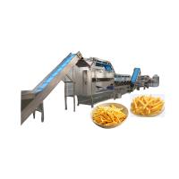Quality potato chips making machine price small scale semi-automatic frozen french fries for sale