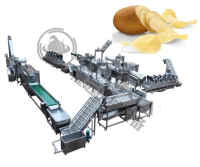 China Potato Chips Making Machine Price potatoes chipping lined fried chickens machine line for sale