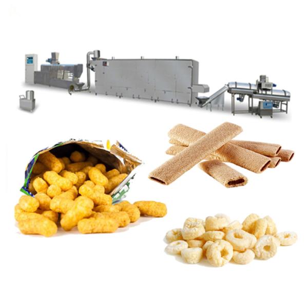 Quality Puffed Corn Snacks Making Machine Automatic 4500KG 1500*2000*3000mm for sale