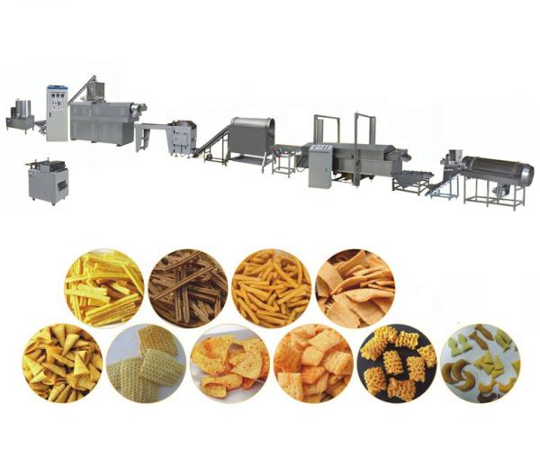 Quality Automatic Corn Puff Production Line 4500KG 100-500kg/h Stainless Steel Material for sale
