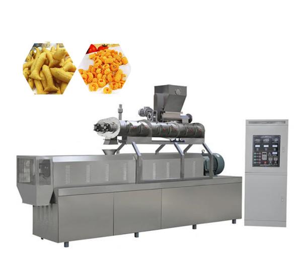 Quality 1500*2000*3000mm Stainless Steel Corn Puff Production Line High Productivity for sale