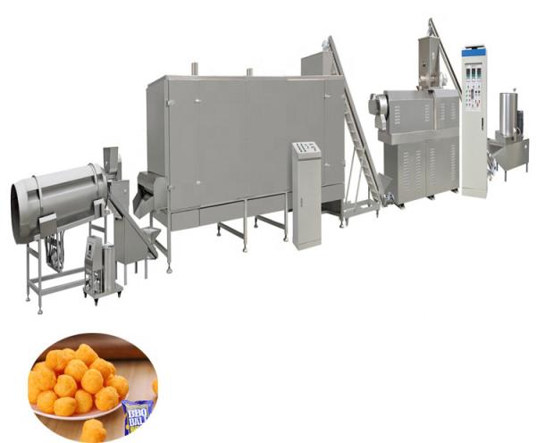 Quality 1500*2000*3000mm Stainless Steel Corn Puff Production Line High Productivity for sale