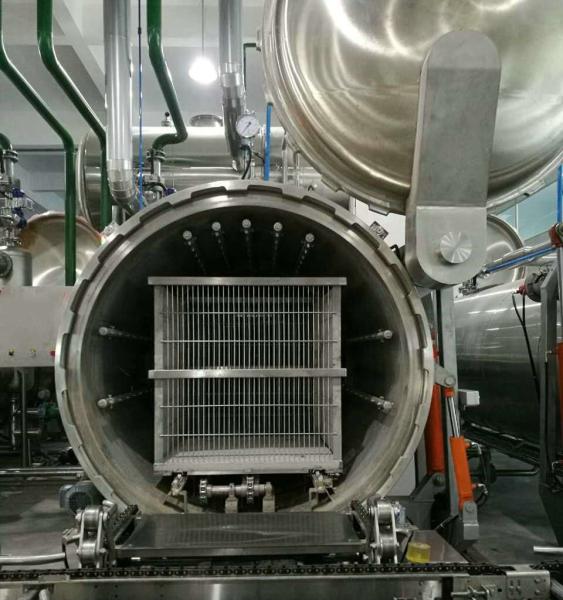 Quality Industrial Autoclave Retort Sterilizer Electric Heating High Productivity for sale