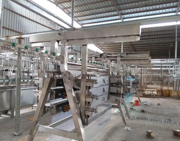 Quality 7.5KW Poultry Slaughtering Line Automatic HJ-TSSB 2480*1340*1480mm for sale