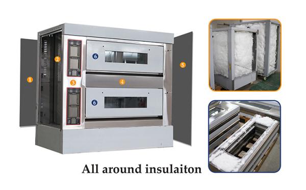 Quality 450*66*168 Cm Industrial Gas Oven 380V Gas Bakery Ovens High Productivity for sale