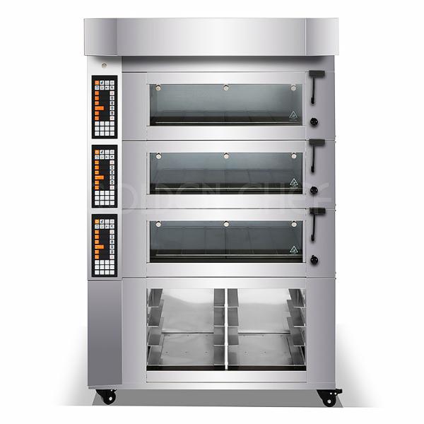 Quality High Productivity Industrial Gas Oven 450*66*168cm 15KG Gas Baking Oven for sale