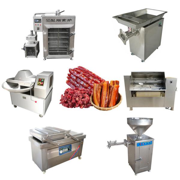 Quality Commercial 1/6 Ham Sausage Production Line 2100*920*1040mm for sale
